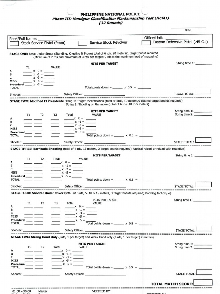 SCORESHEET | PDF
