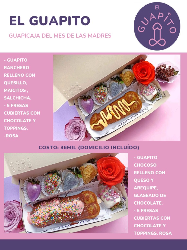 Menú El Guapito | PDF | Chocolate | Alimentos