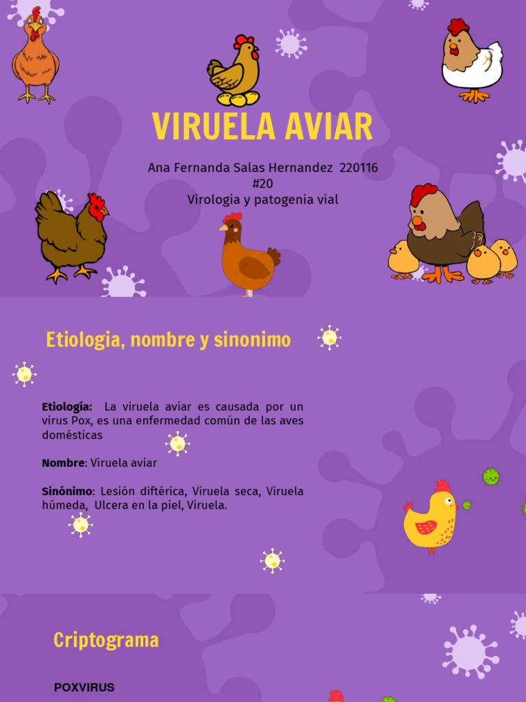 Viruela Aviar #20 | PDF | Vacunas | Virus