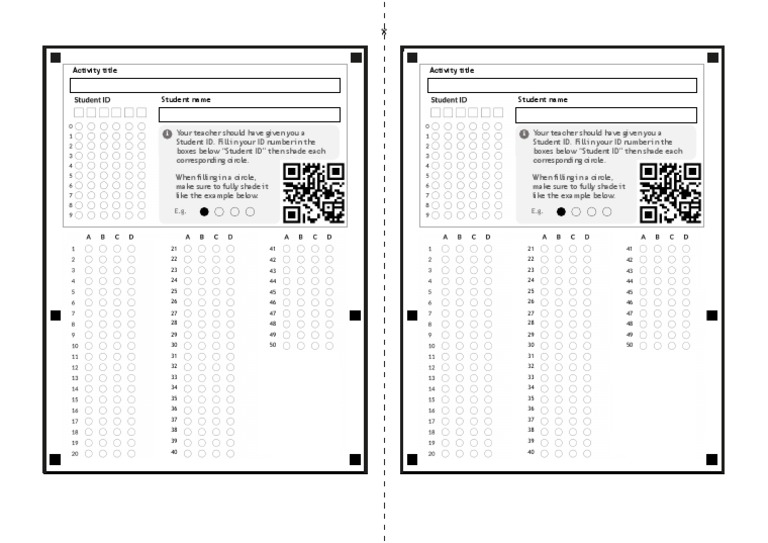 Activity Title Student Name Activity Title Student Name Activity Title ...