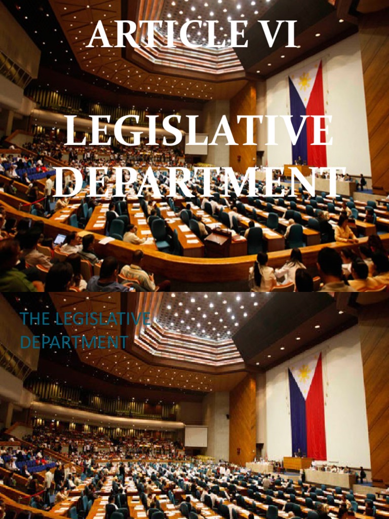 Article Vi Legislative Department | PDF | United States House Of ...