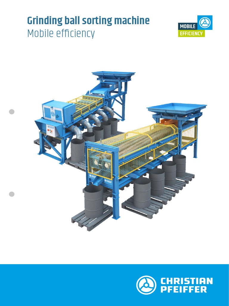 Mobile Efficiency: Grinding Ball Sorting Machine | PDF