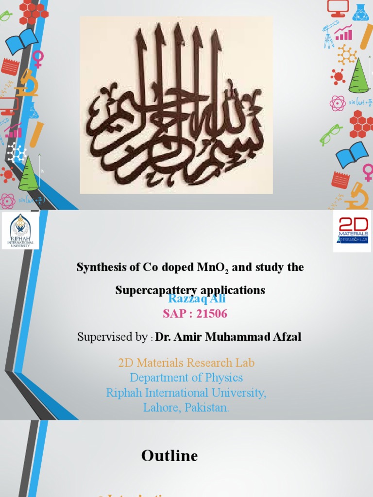Hydrothermal Synthesis of Co-MnO2 Nanoparticles | PDF | Rechargeable Battery | Physical Sciences