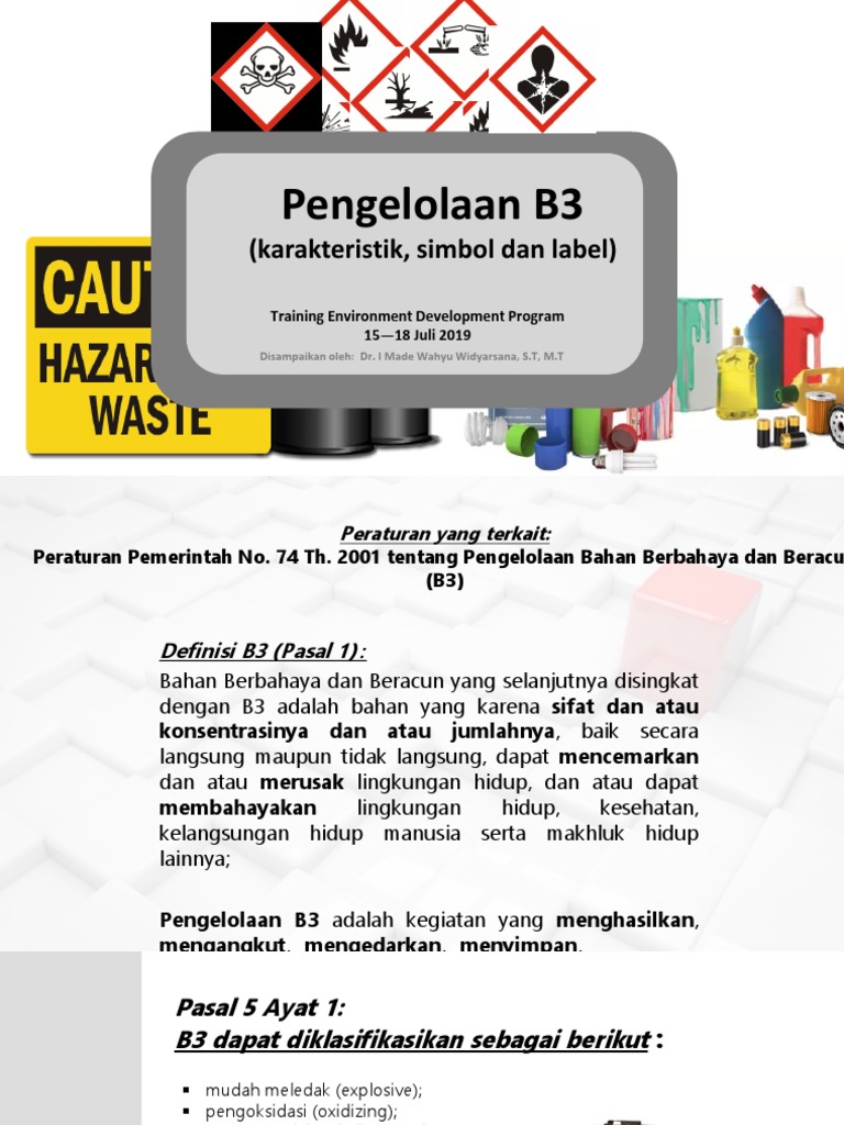 Identifikasi B3 | PDF