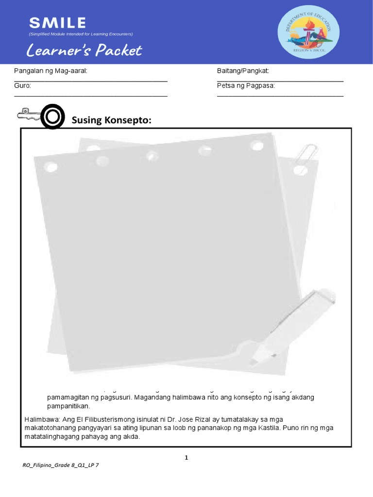 Filipino-8 - Q1 - WK7 - Lp7-Pagsulat NG Talata | PDF