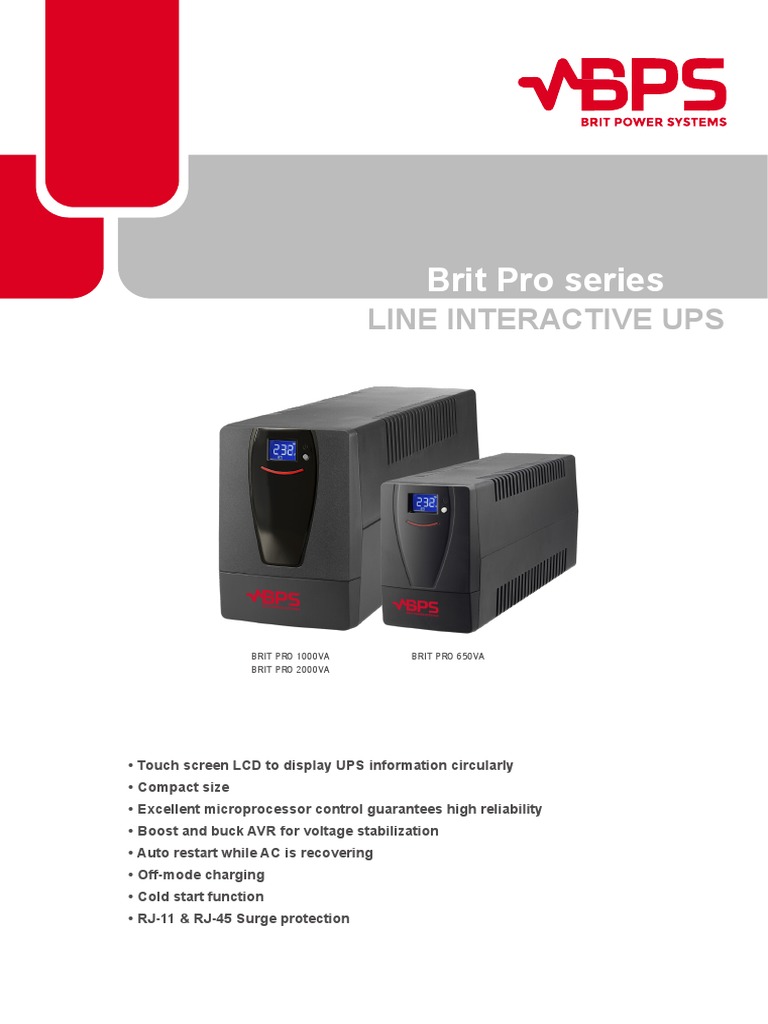 Brit Pro | PDF | Power (Physics) | Manufactured Goods