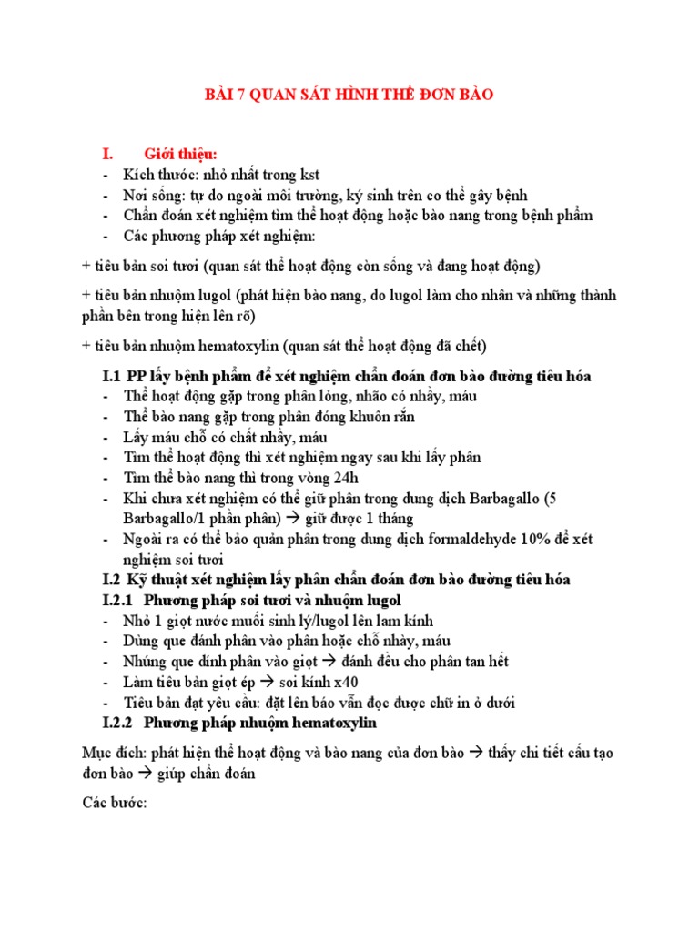 TT VSKS Bài 7-8 | PDF