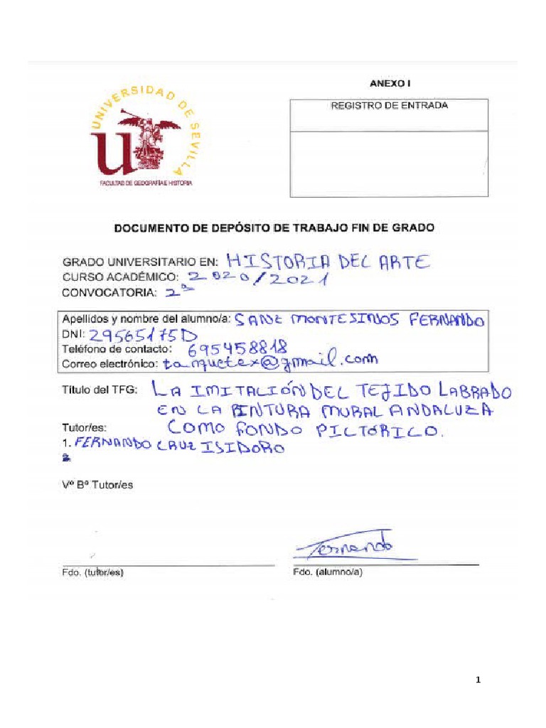 TFG Borrador Mío | PDF | Tapiz | Bordado