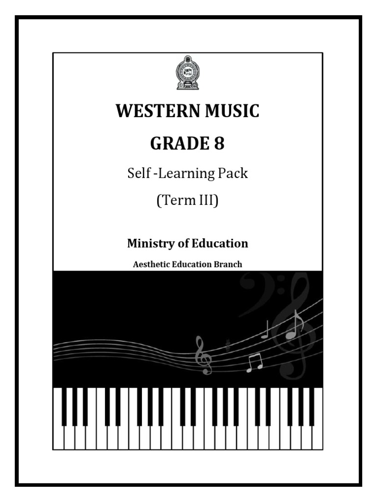 Grade 8 Western Music - Self Learning Pack - Term III | PDF | String ...