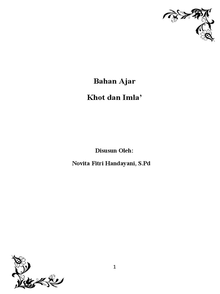 Rancangan Produk Bahan Ajar 3 | PDF
