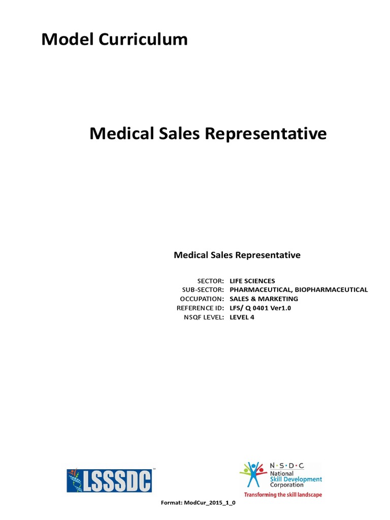 Medical Sales Representative Training Guide | PDF | Pharmacovigilance ...