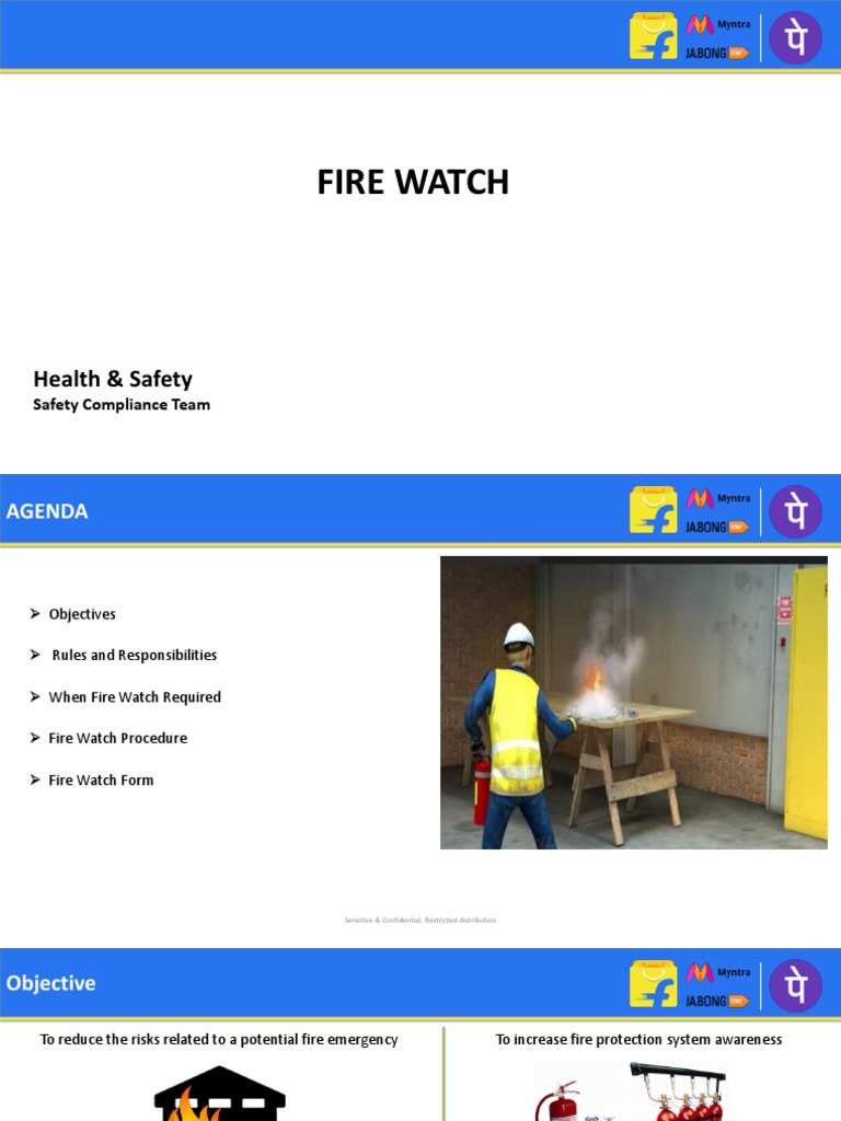Fire Watch Training and Procedures Guide | PDF | Fire Safety | Firefighting