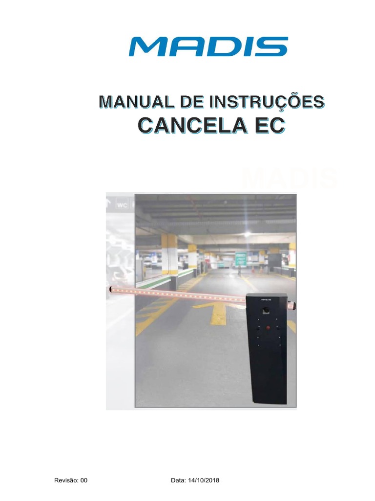 Manual Cancela Madis Rev00 | PDF | Eletricidade | Engenharia Elétrica