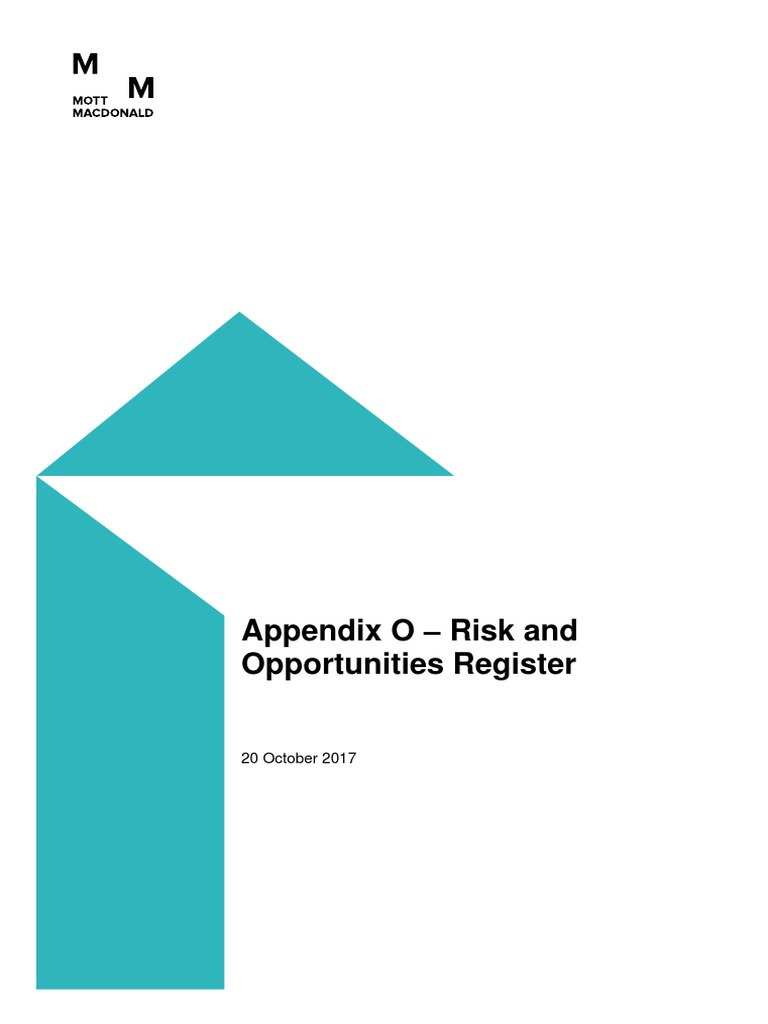 Risk and Opportunities Register Overview | PDF | Project Management | Risk