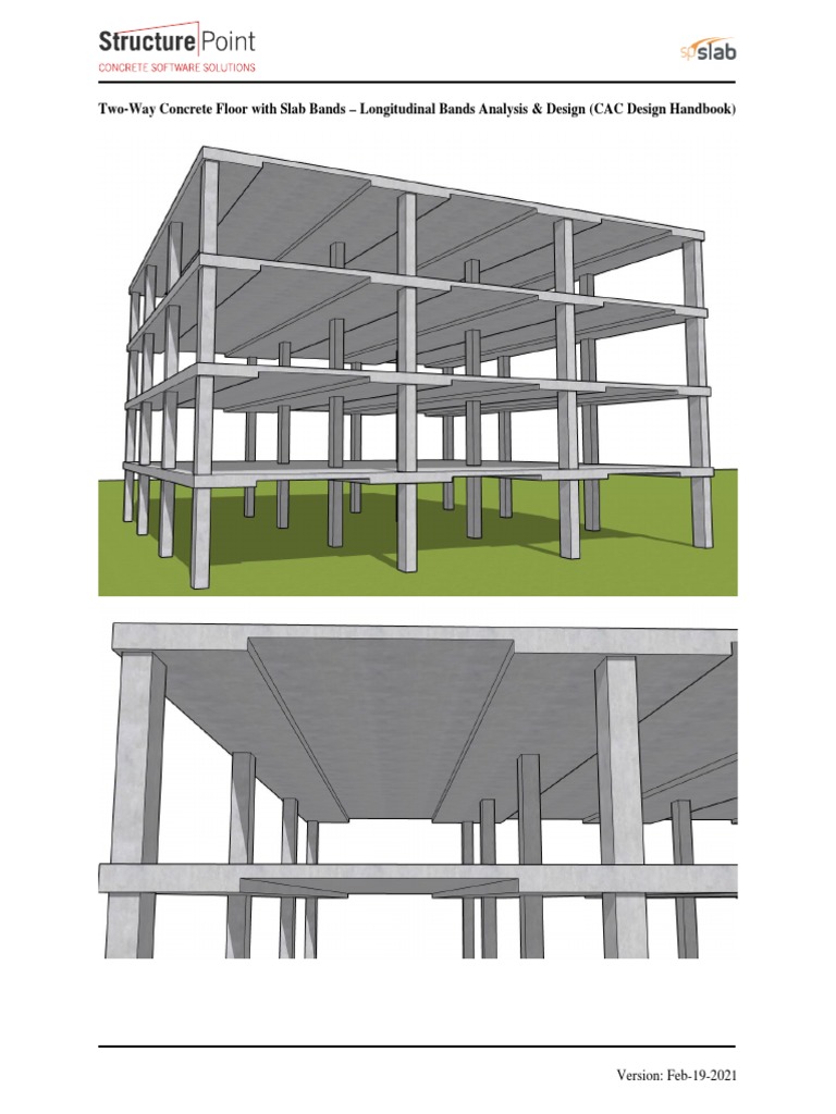 Two Way Concrete Floor With Slab Bands Longitudinal Bands Analysis and ...