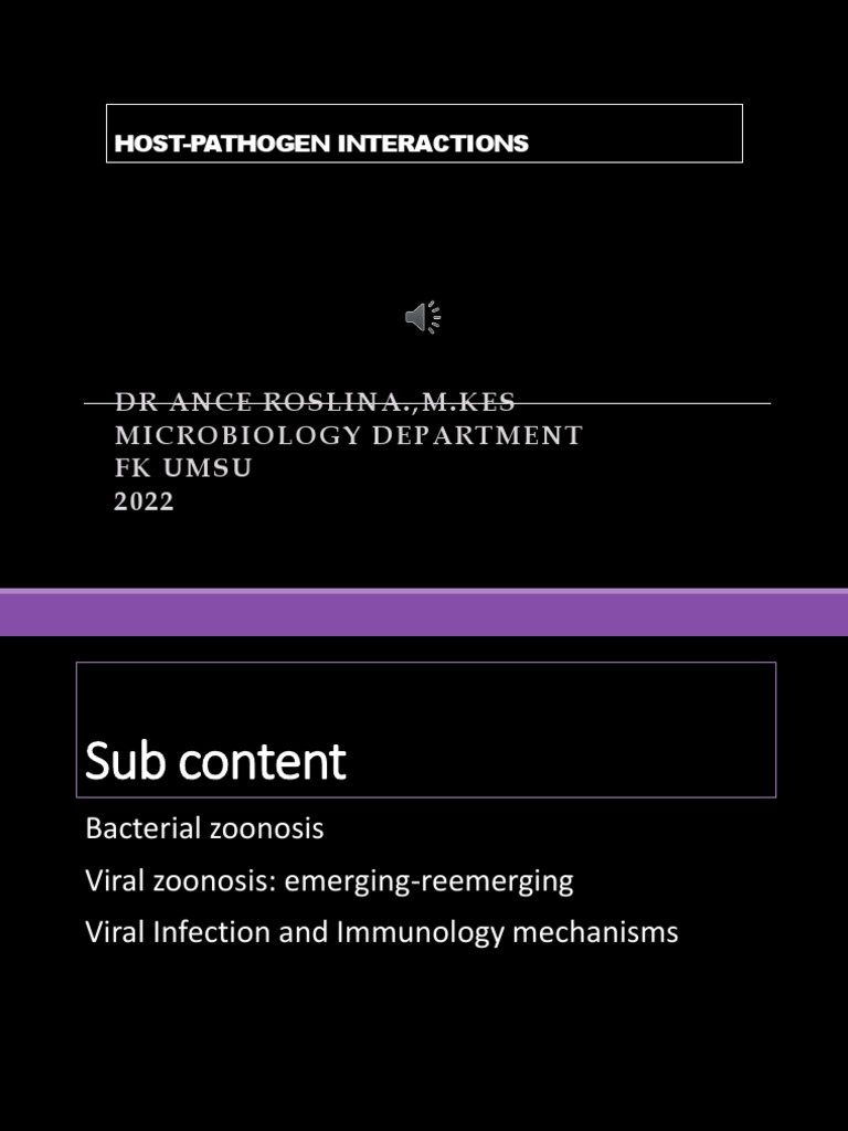 Host-Pathogen Interactions: An Overview of Common Zoonotic Diseases ...