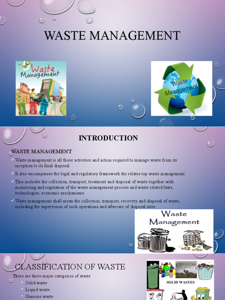 Waste Management | PDF | Waste | Waste Management