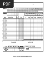 Kabaddi Score Sheet | PDF | Referee | Sports