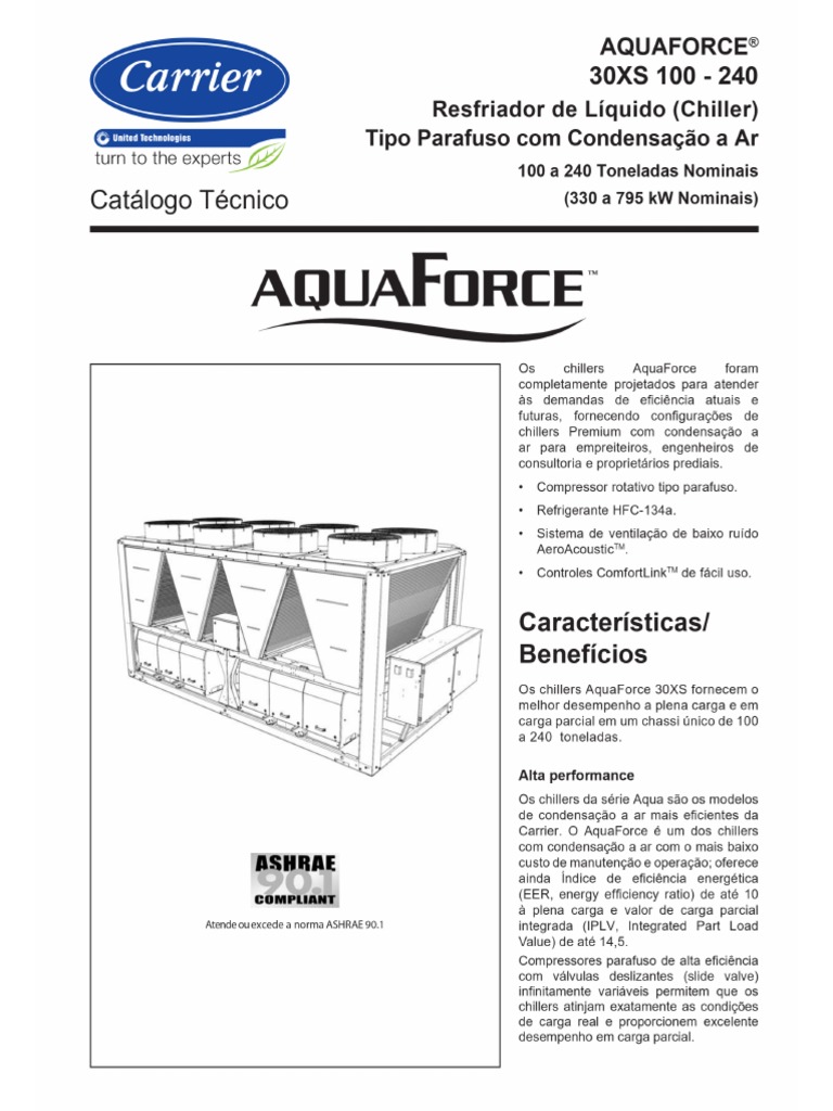 Catalogo Técnico Chiller Carrier | PDF