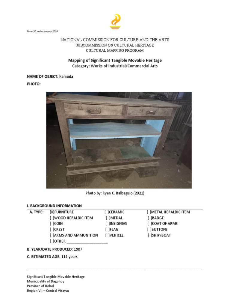 Mapping of Significant Tangible Movable Heritage: Category: Works of ...