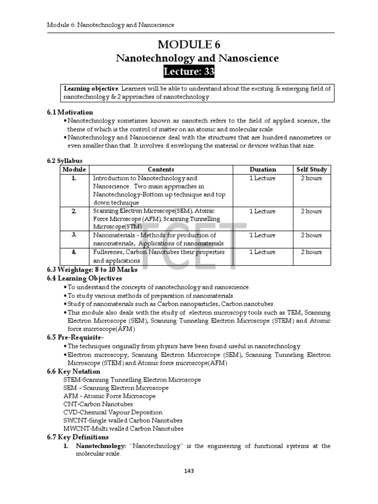 AP 2 Module 6 | PDF | Carbon Nanotube | Nanotechnology