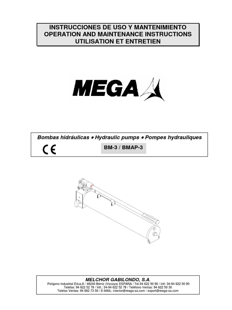 Bomba Hidraulica Dos Velocidades BM3-02 | PDF | Dynamique des fluides | Équipement