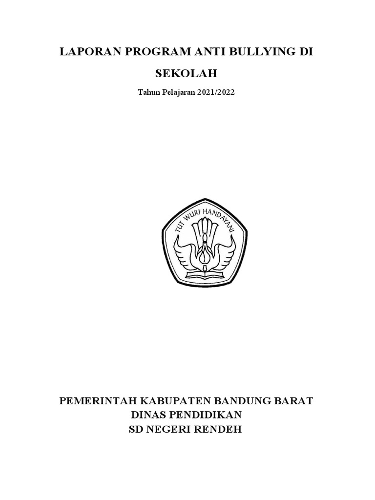 Laporan Program Anti Bullying Di Sekolah | PDF