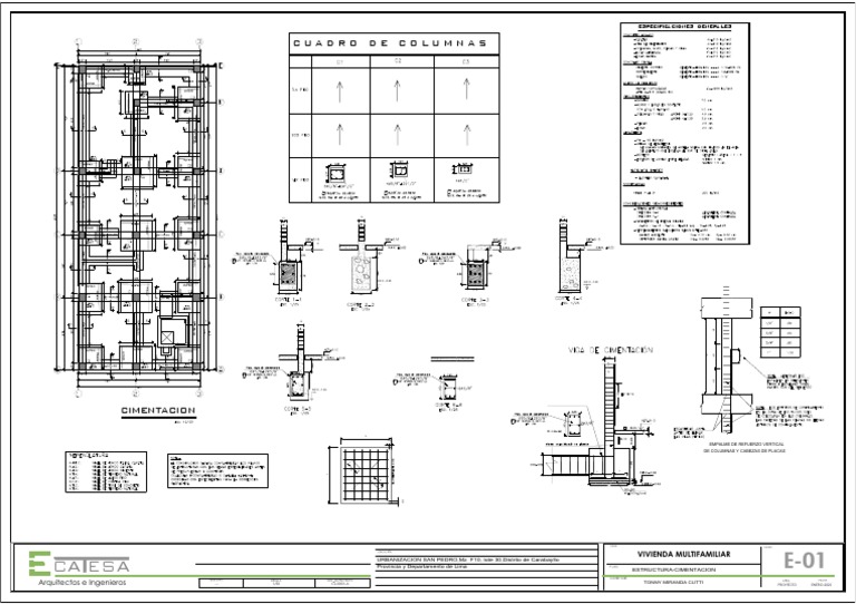 Ca Esa: Cuadro de Columnas | PDF
