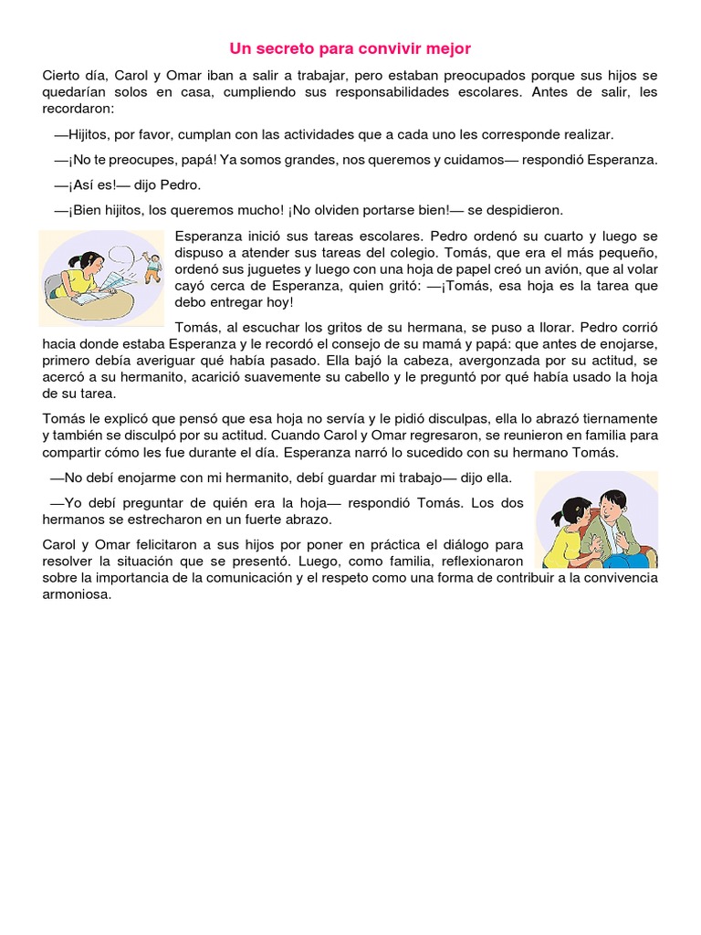 Un Secreto para Convivir Mejor | PDF Un Secreto para Convivir Mejor | PDF
