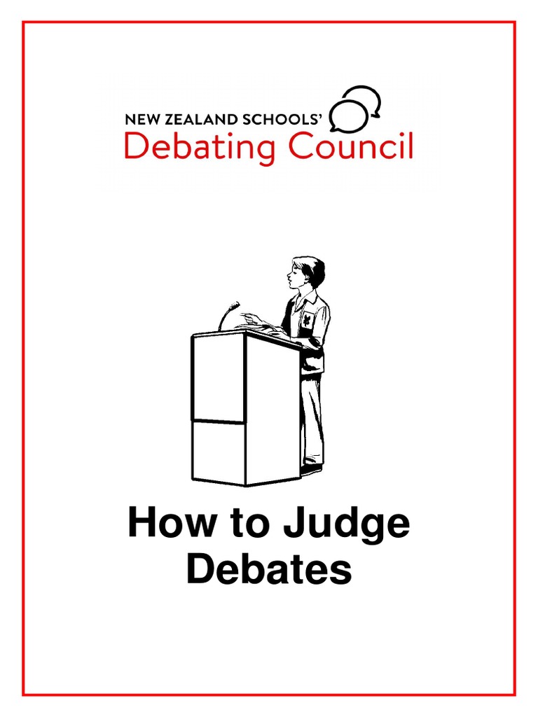 Guide to Judging School Debates | PDF | Argument | Argumentation Theory