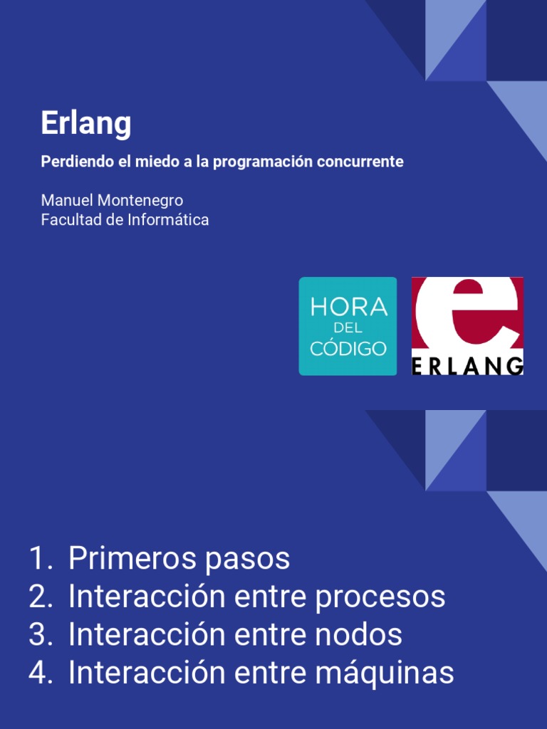 Erlang | PDF | Lenguaje de programación | Programación de computadoras