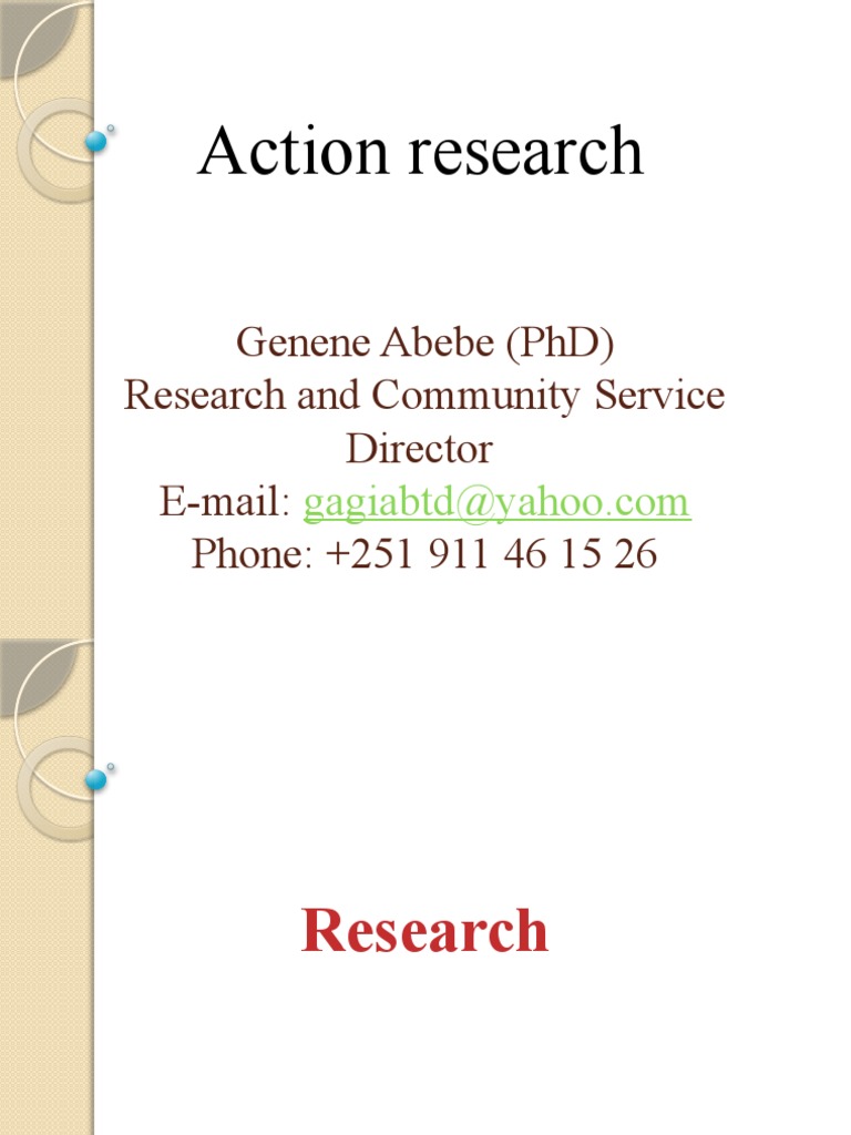 Action Research Process | PDF | Quantitative Research | Action Research
