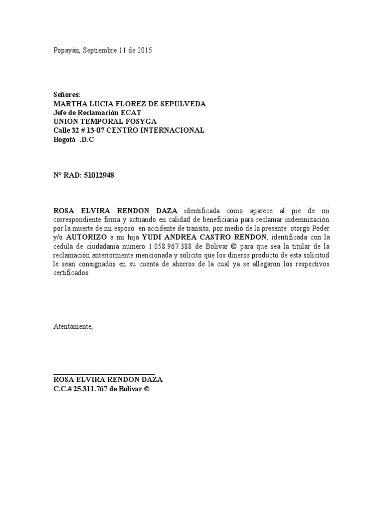 Autorizacion Fosyga | PDF | Derecho