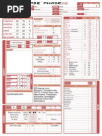 Savage RIFTS Character Sheet PrinterFriendly | PDF | Role Playing Games ...
