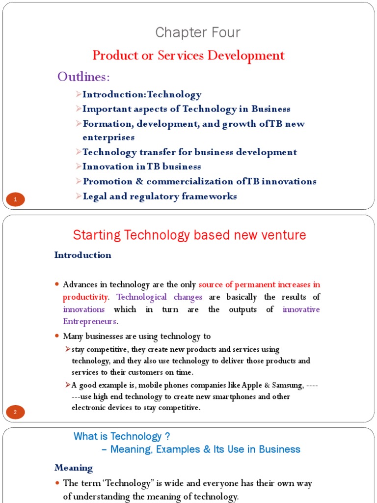 Chapter Four Entre | PDF | Entrepreneurship | Innovation