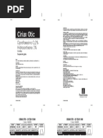 Uso y dosificación de Otikit L | PDF | Efecto adverso | Medicamentos ...