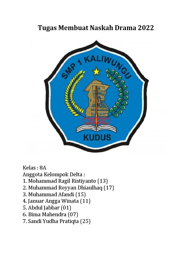 Naskah Drama Kelas 8A: Menyontek | PDF