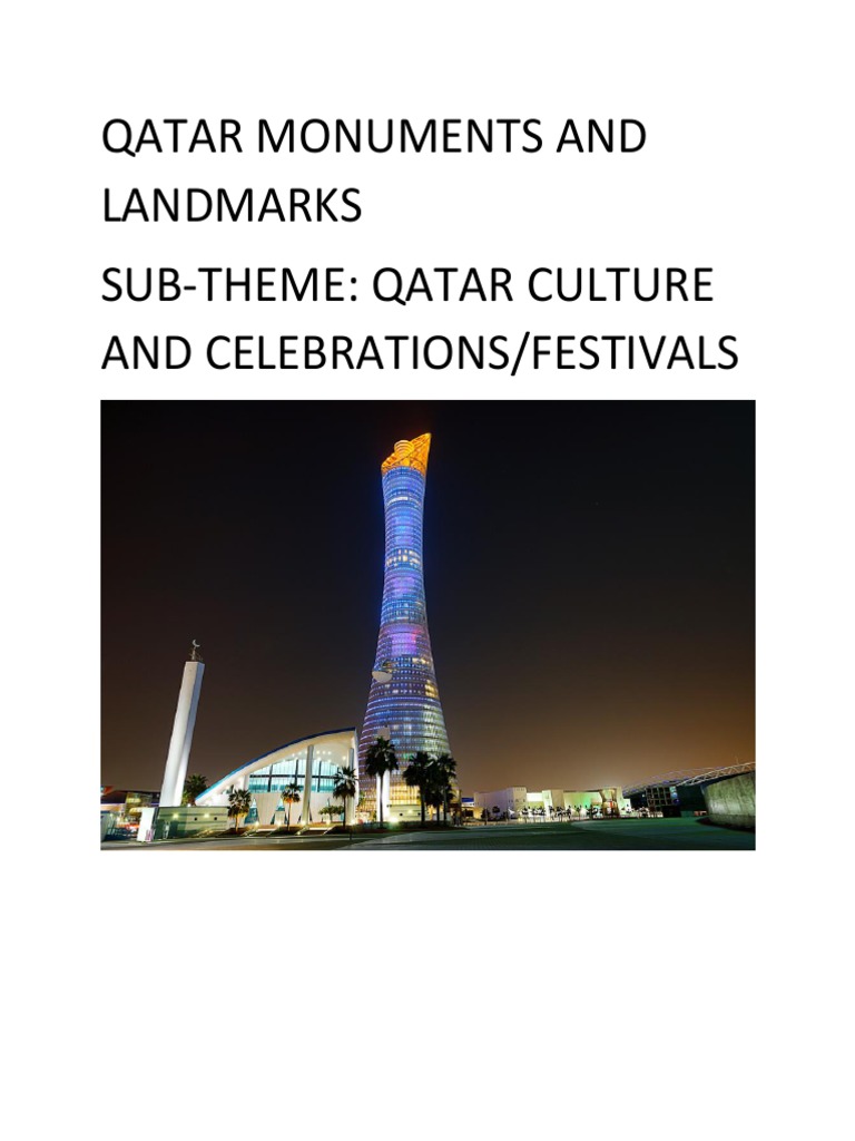 Qatar's Iconic Landmarks: A Guide to Aspire Tower, Al Zubara Fort ...