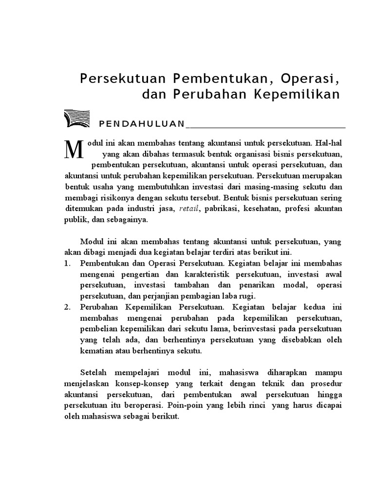 Modul Persekutuan | PDF