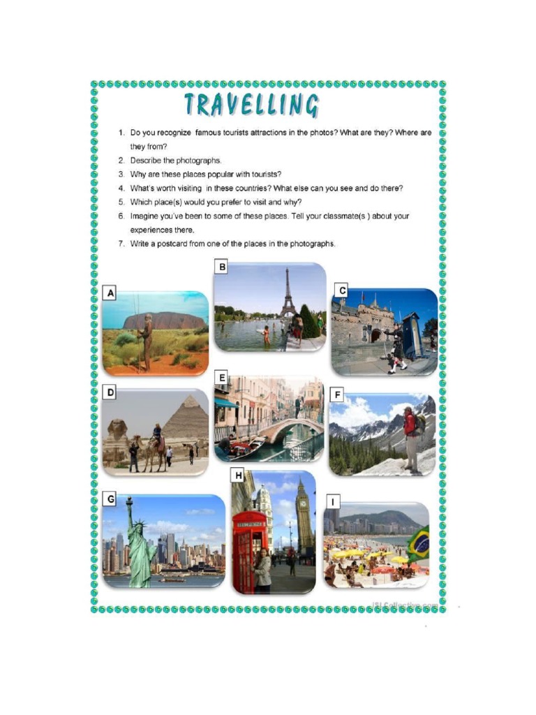 Write The Name of These Places | PDF