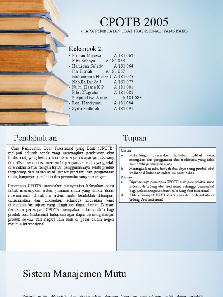 CPOTB 2005 - Kelompok 2 | PDF