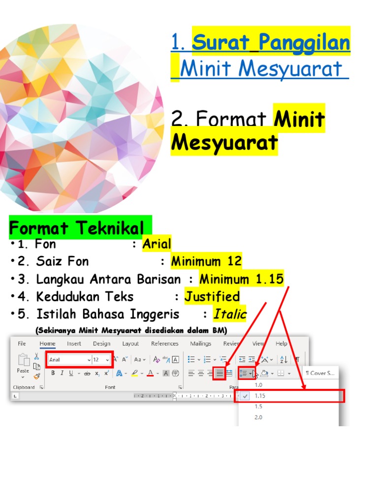 Format Minit Mesyuarat | PDF