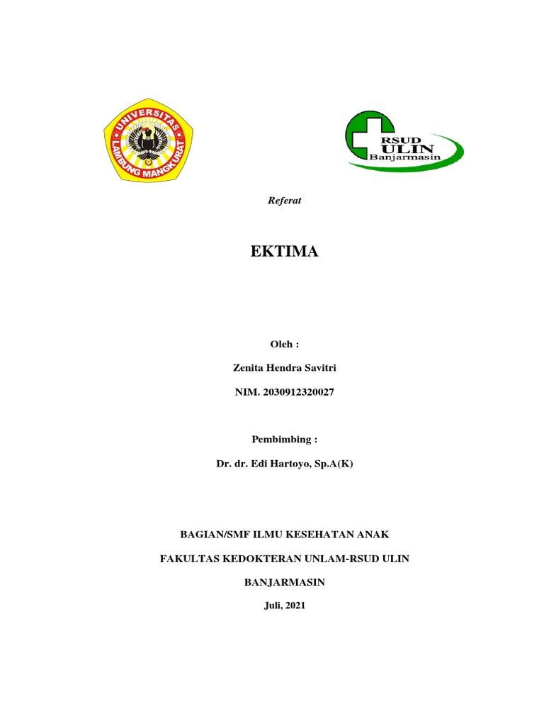 Referat/Tinjauan Pustaka - Ektima | PDF