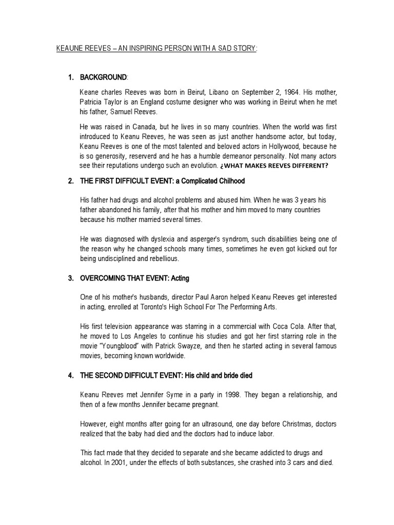 IP TALKS PRESENTATION - KEAUNE REEVES | PDF