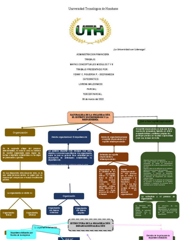 Tarea Mapas Conceptuales Modulo 7 y 8 | PDF | Iniciativa empresarial ...