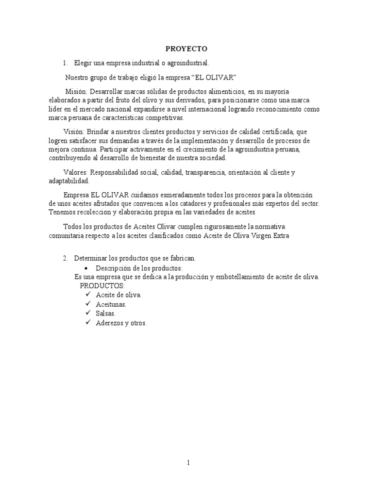 Proyecto Gestion Contable 21 | PDF | Aceite de oliva | Aceituna