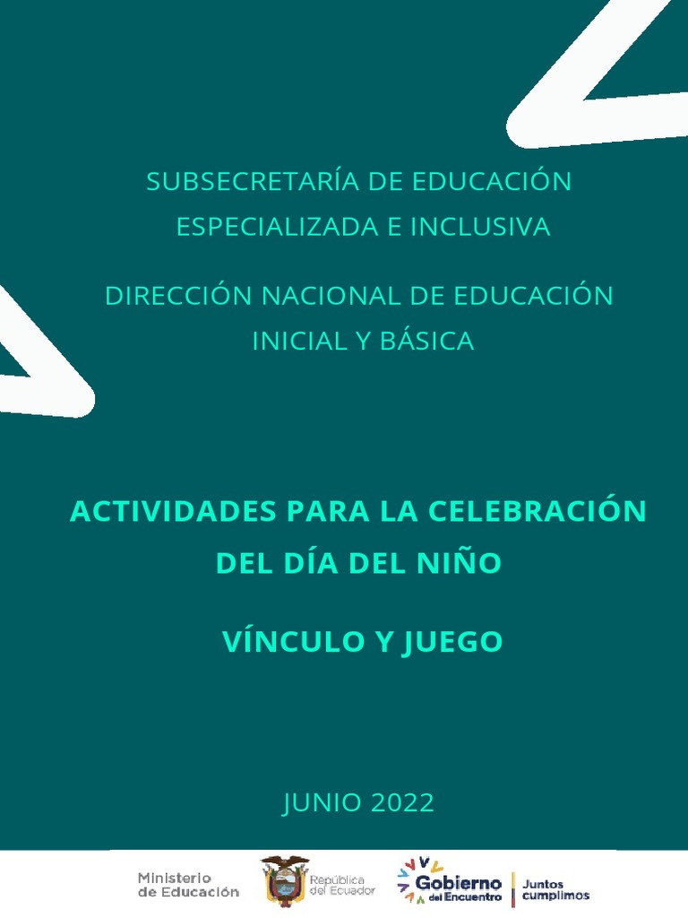 Actividades para El Día Del Niño | PDF