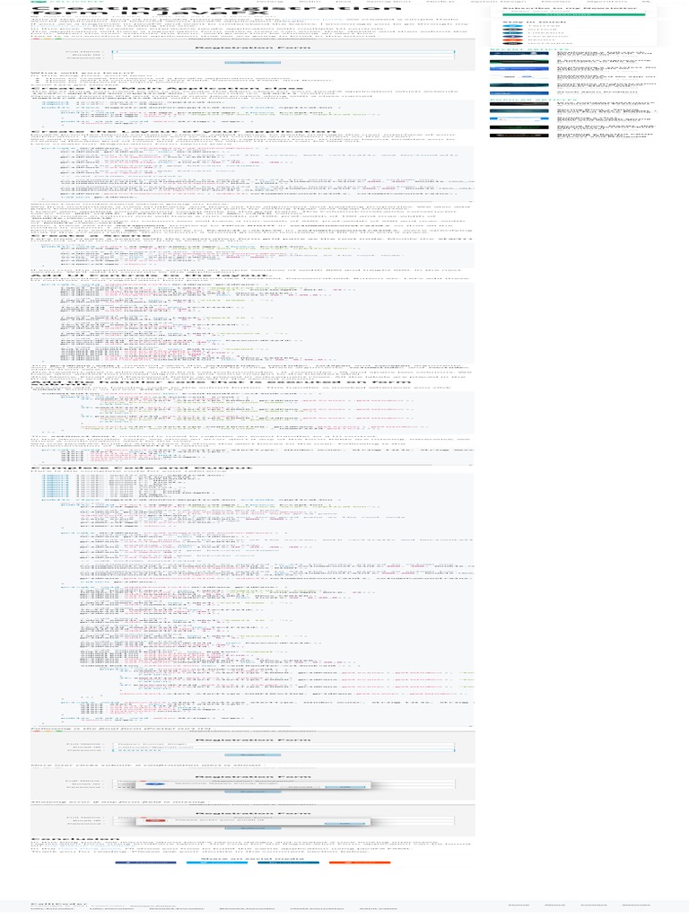 Creating A Registration Form in JavaFX - CalliCoder | PDF | Mobile App ...