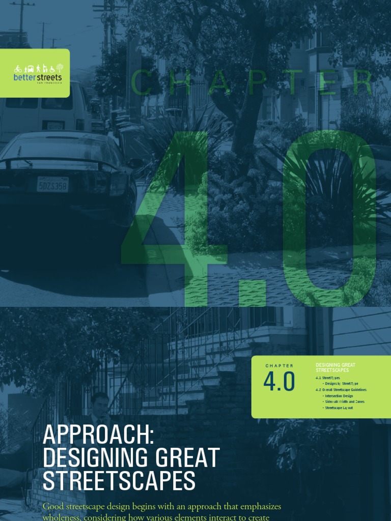 FINAL 4 Street Types | PDF | Street | Pedestrian Crossing