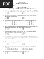 Mega Review Evaluation Exam Algebra and Trigonometry | PDF | Numbers ...